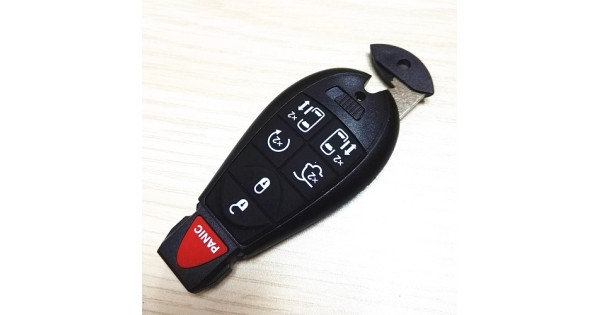 Chrysler Jeep Fobik Car key For 433Mhz and 46 Electronic Chip 7 Button ...