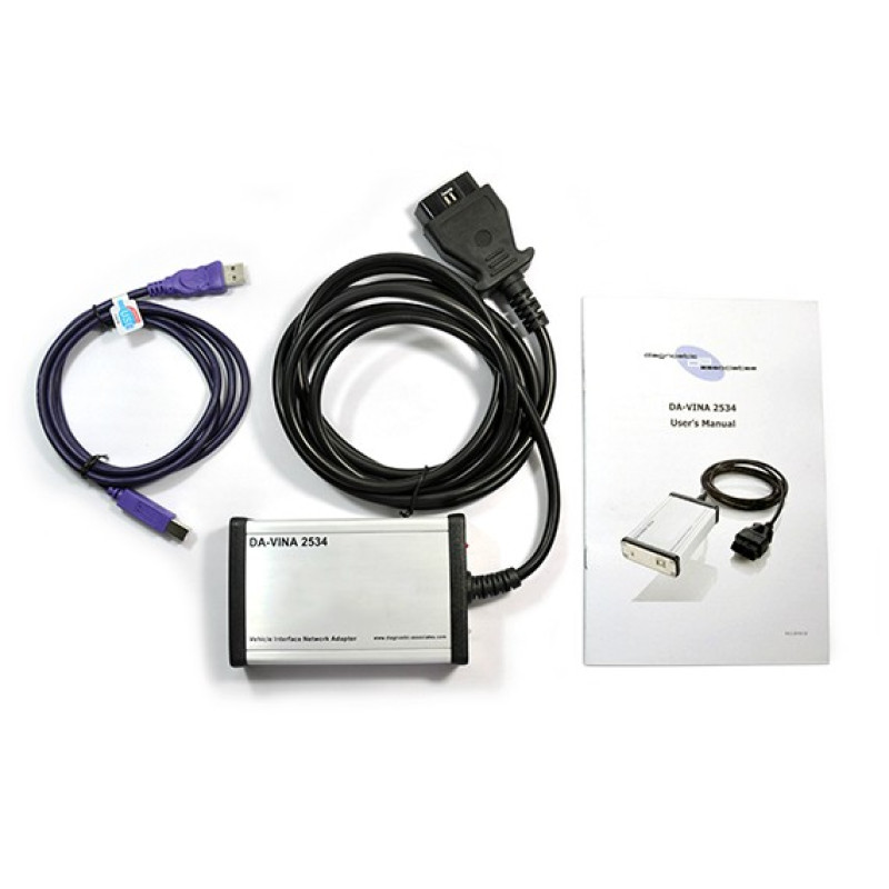 DA-VINA 2534 Jaguar LandRover Approved SAE J2534 Pass-Thru Interface